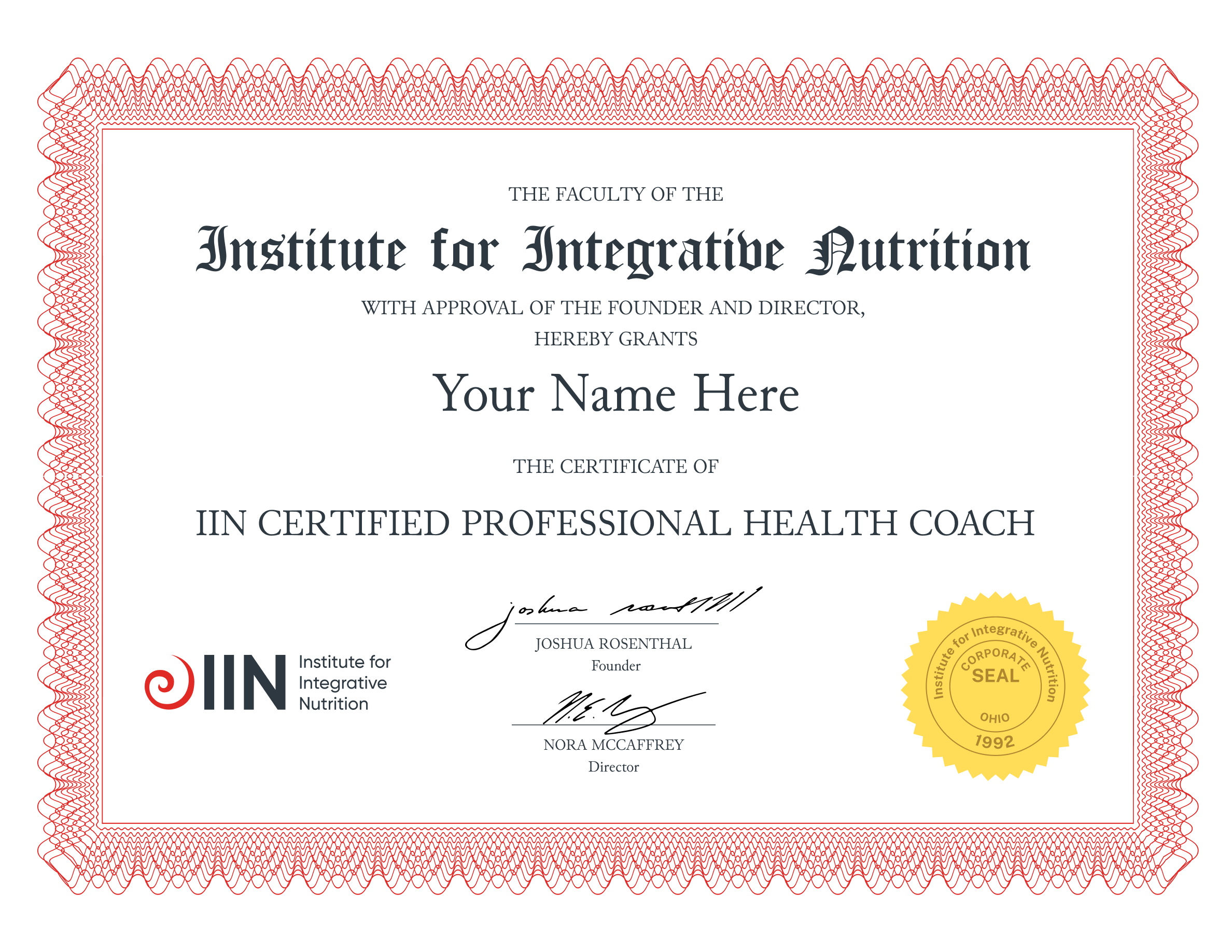 Introducing the New IIN Certified Professional Health Coach ...